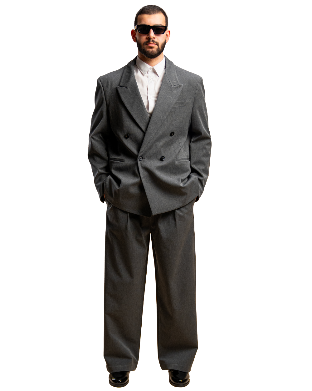 Oversized Suit jacket ~ Gray – Quaa